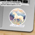 Horse Girls Personalized Name Slogan Vinyl Sticker | Zazzle