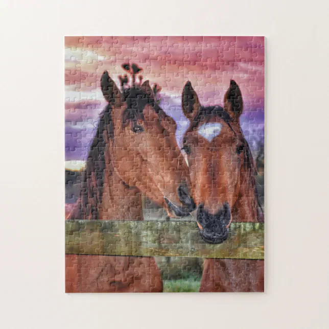 Horse Love Jigsaw Puzzle | Zazzle