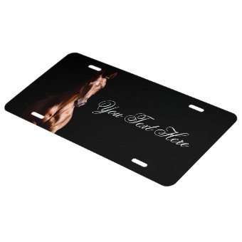 Horse Lover License Plate | Zazzle
