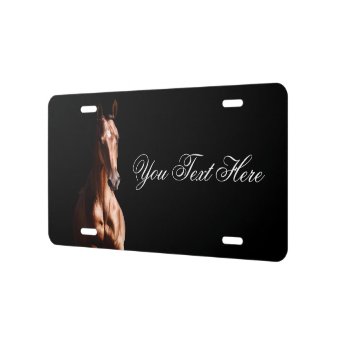 Horse Lover License Plate | Zazzle