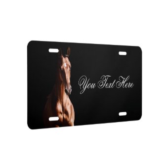 Horse Lover License Plate | Zazzle