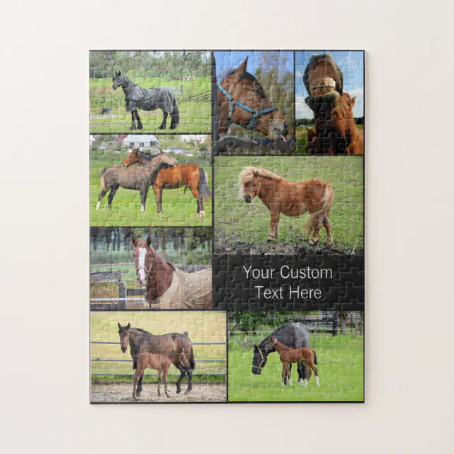 Horse Lover's custom photo puzzle | Zazzle