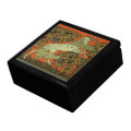Horse Medieval Arts Crafts Art Nouveau Keepsake Box | Zazzle