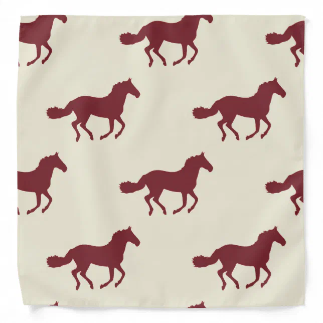 Horse Pattern Bandana | Zazzle