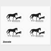 Horse Phenomena Logo Sticker | Zazzle