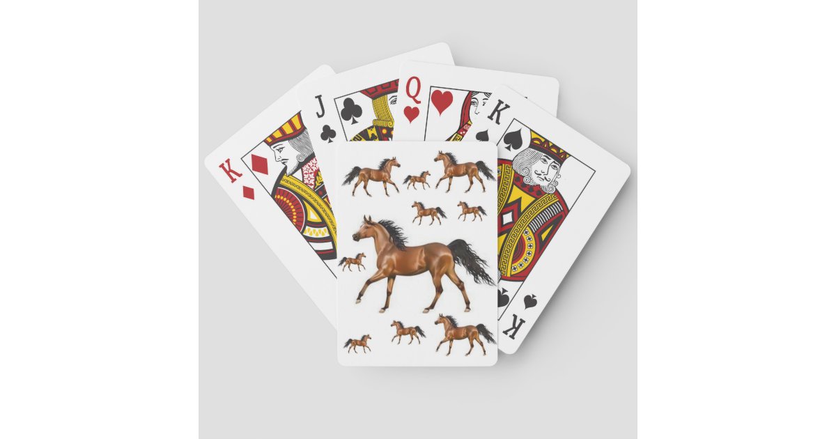 Horse Playing Card Deck | Zazzle