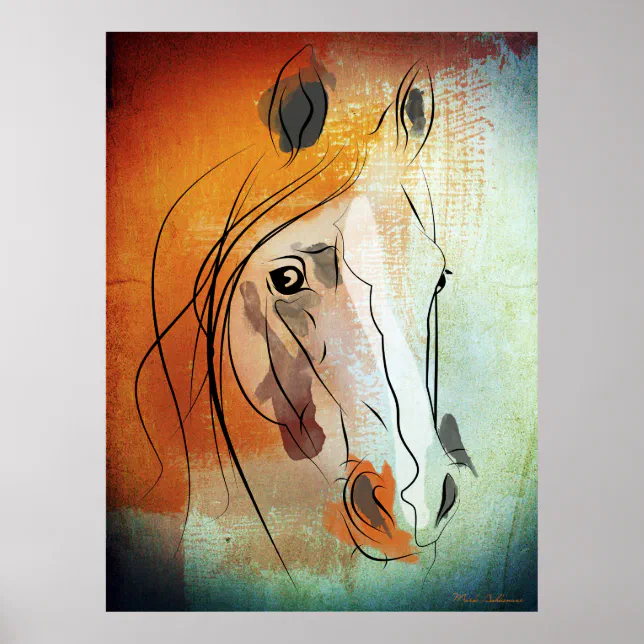 HORSE POSTER | Zazzle