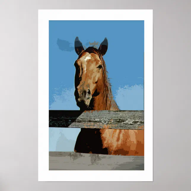 Horse Poster Print | Zazzle