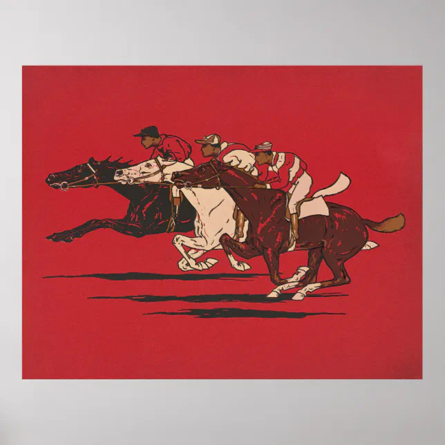 Horse Races Poster | Zazzle