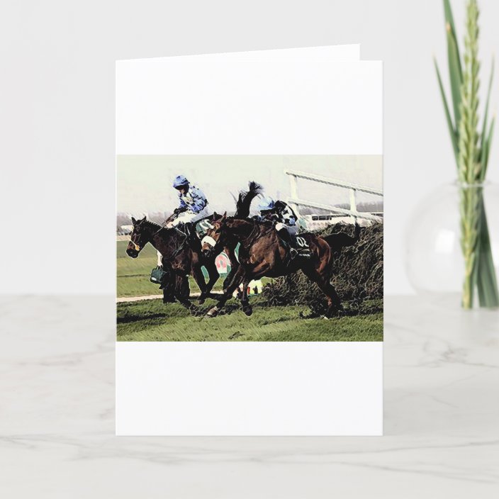 Horse Racing Card | Zazzle.com
