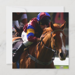 Horse Racing Invitation | Zazzle