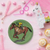 Horse Racing Paper Plates | Zazzle