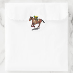 Horse Racing Stickers | Zazzle