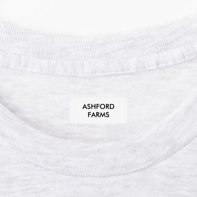 Horse Rider Equestrian Barn Farm Clothes Tack Kids' Labels | Zazzle