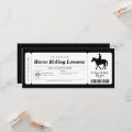 Horse Riding Lessons Voucher Certificate Invitation | Zazzle
