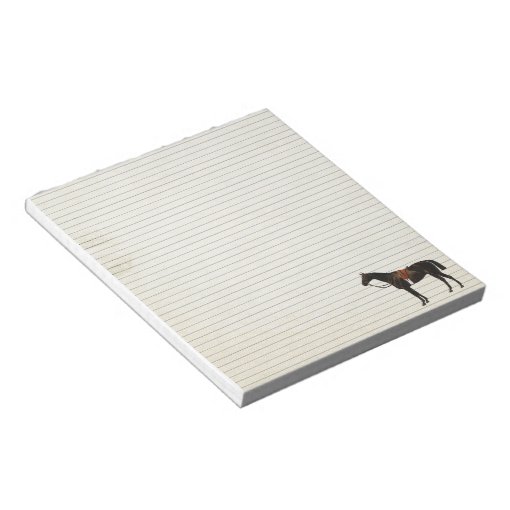horse stationery notepad | Zazzle