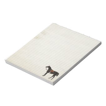 horse stationery notepad | Zazzle