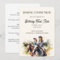 Horse Trail Ride Equestrian Birthday Party Invitation | Zazzle