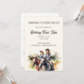 Horse Trail Ride Equestrian Birthday Party Invitation | Zazzle