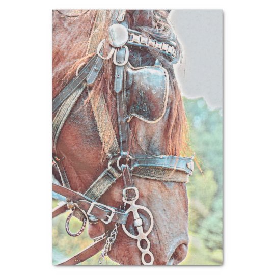 Horse Western Rustic Country Decoupage Tissue Paper | Zazzle.com