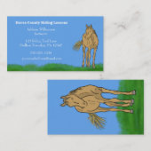 Horseback Riding Instructors Horse Themed Business Card | Zazzle