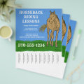 Horseback Riding Lessons, Horse Boarding Flyer | Zazzle