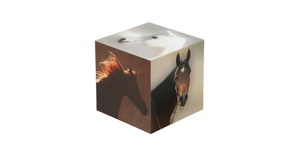 Horses Cubed Cube | Zazzle.com