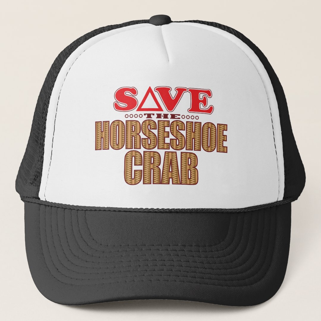 Horseshoe Crab Save Trucker Hat | Zazzle
