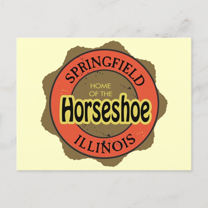 Horseshoe Sandwich Springfield Illinois Postcard | Zazzle.com