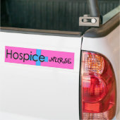 Hospice Nurse Bumper Sticker | Zazzle