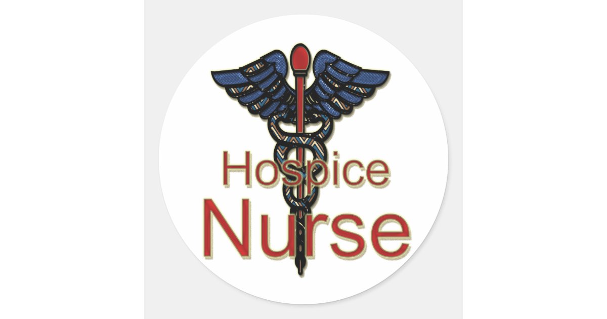Hospice Nurse Classic Round Sticker | Zazzle