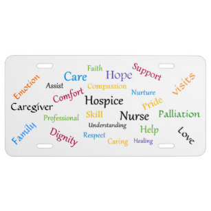 Nurse License Plates | Zazzle