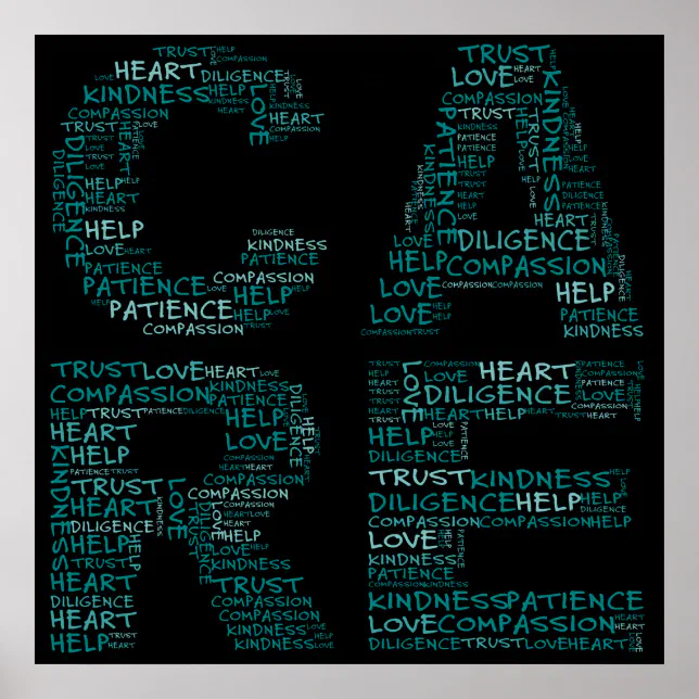 Hospice Workers Embody a Spirit of Caring Poster | Zazzle