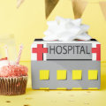Hospital Building Emergency Entrance Wrapping Paper | Zazzle