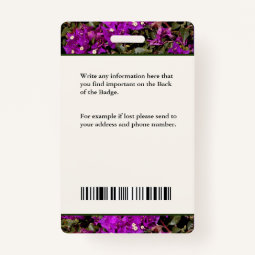 Hospital Employee ID Card Logo Custom Badge | Zazzle