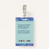 Hospital Employee Nurse Photo Bar Code Logo Custom Badge | Zazzle