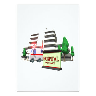 Hospital Invitations | Zazzle
