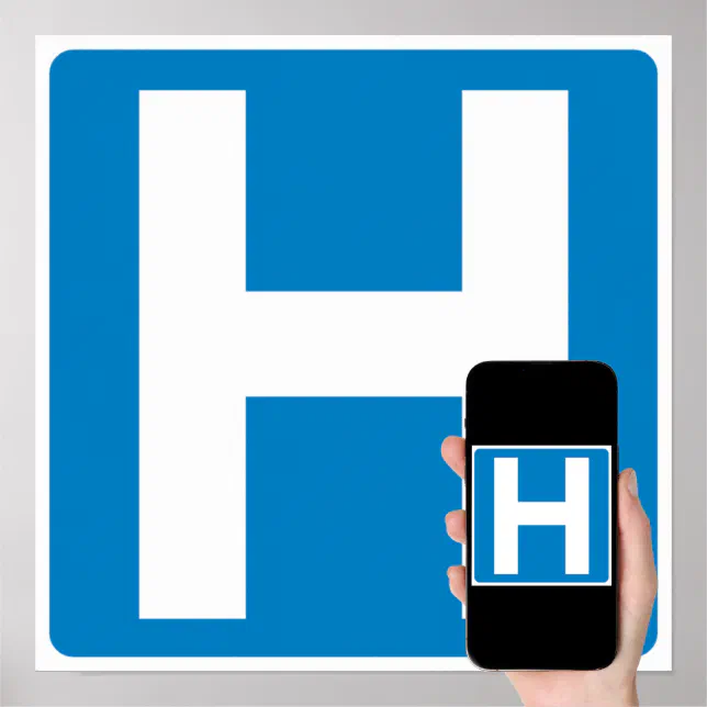 Hospital Zone Highway Sign | Zazzle
