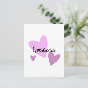 Hostess Postcard | Zazzle