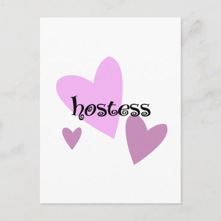 Hostess Postcard | Zazzle