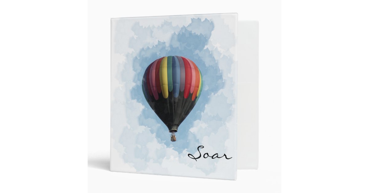 Hot Air Balloon Binder | Zazzle