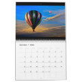 Hot Air Balloon Calendar | Zazzle