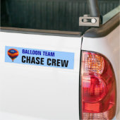 Hot Air Balloon Chase Team Bumper Sticker | Zazzle