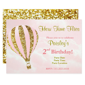 Hot Air Balloon Invitations & Announcements | Zazzle