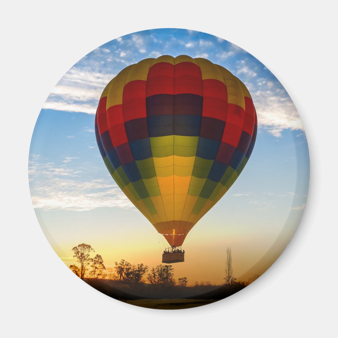 Hot Air Balloon Magnet | Zazzle