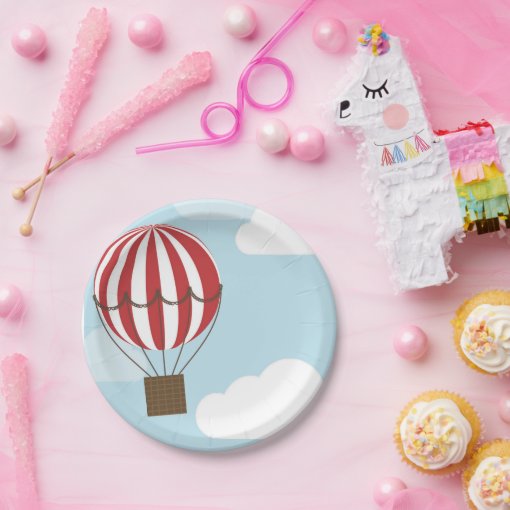 Hot Air Balloon Plate | Zazzle