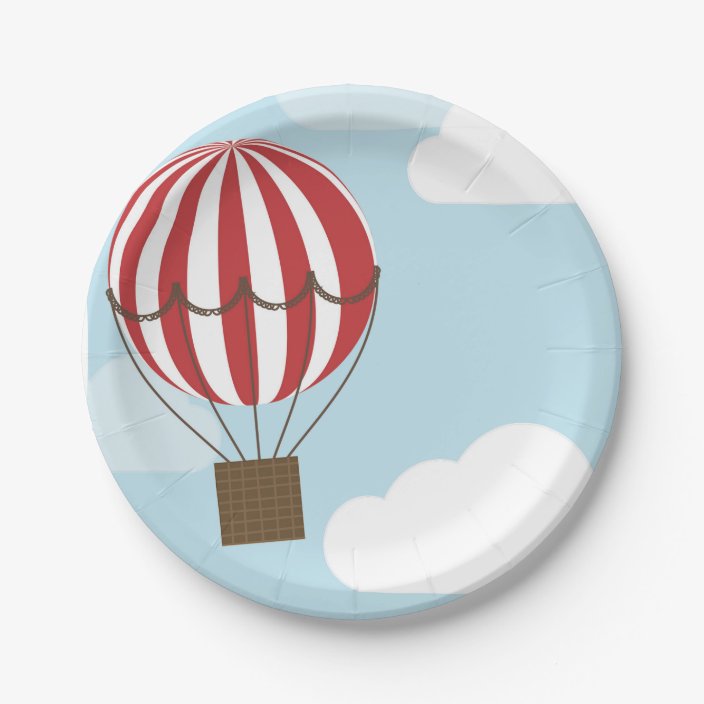 Hot Air Balloon Plate | Zazzle.com