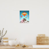 Hot Air Balloons Inspirational Poster | Zazzle