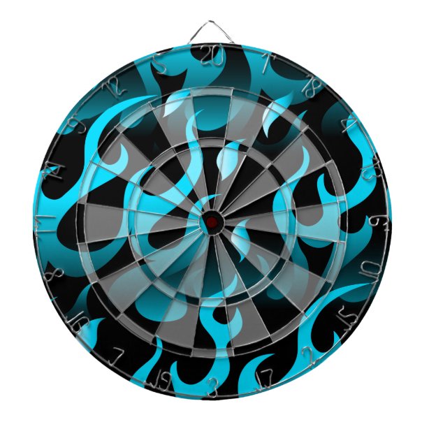 Flaming Dart Boards & Equipments | Zazzle
