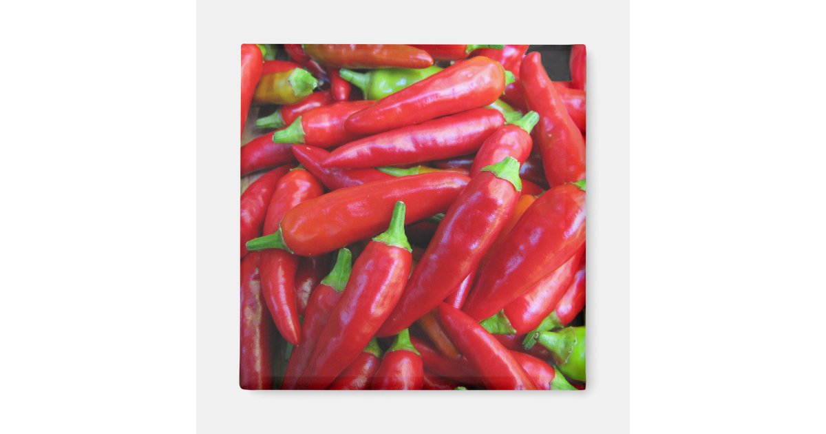 Hot Chili Peppers Magnet | Zazzle